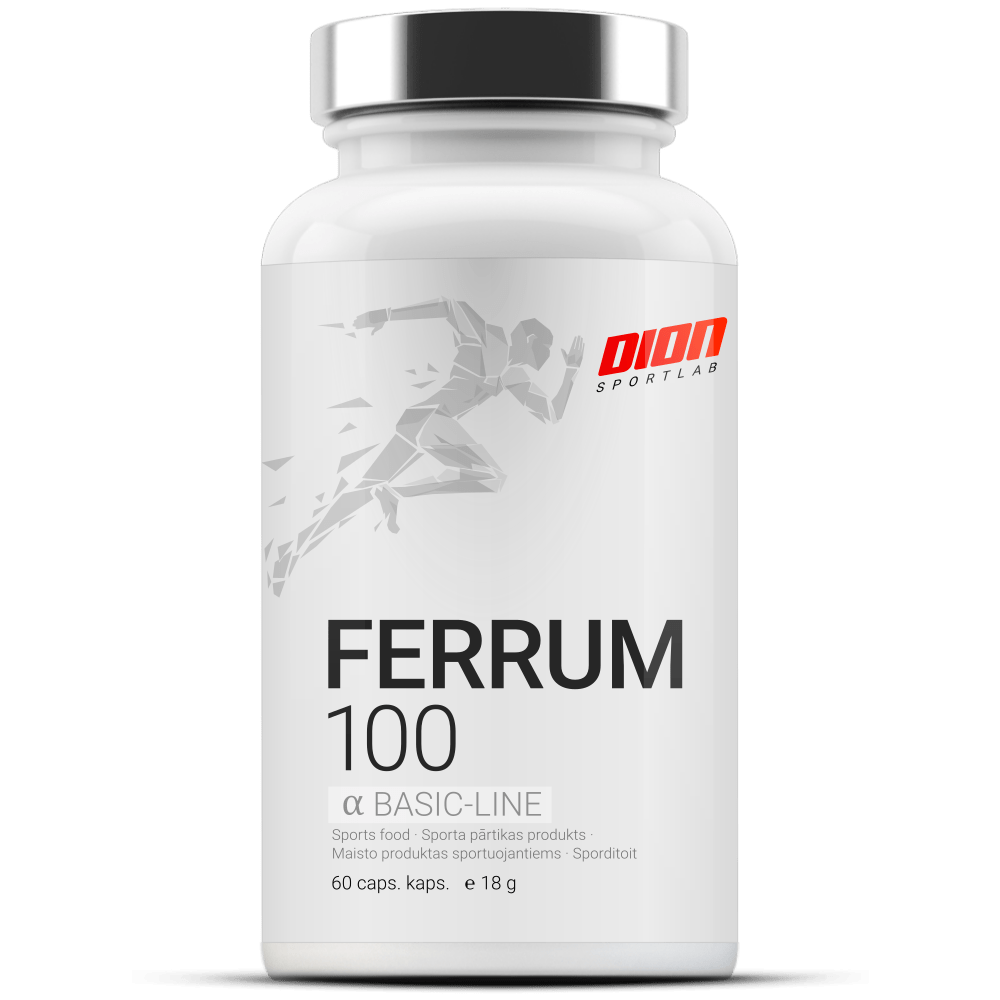 FERRUM 100 geležies bisglicinato chelatas nuo 10.39 € Dion.lt